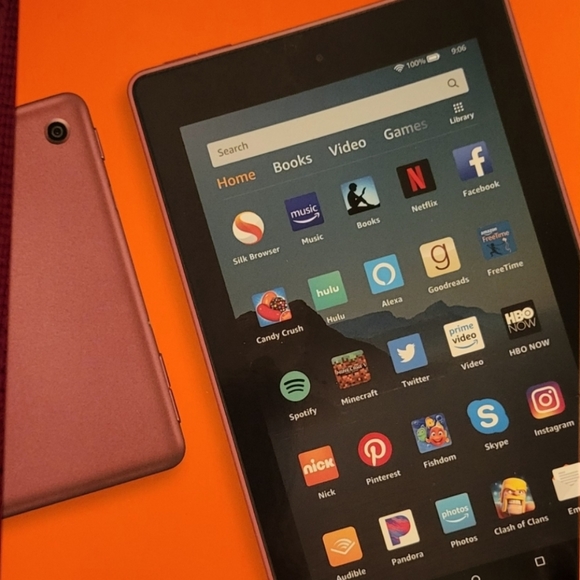 Amazon | Tablets & Accessories | Copy Nib Fire 7 Tablet With Alexa Plum ...